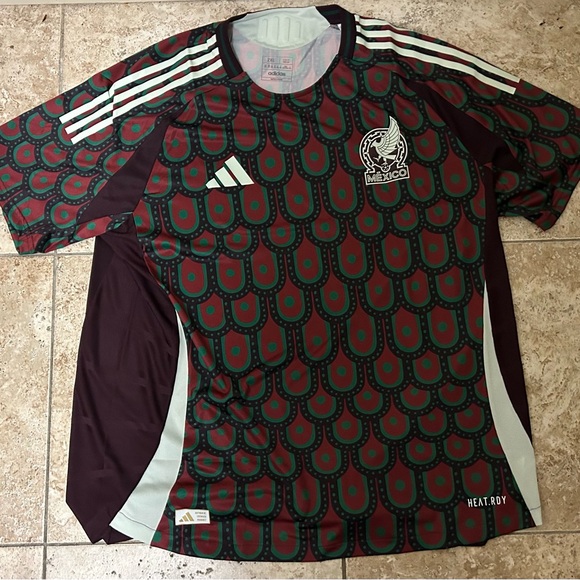 adidas | Shirts | Adidas Mexico 224 Home Authentic Jersey Mens Sz 2xl ...